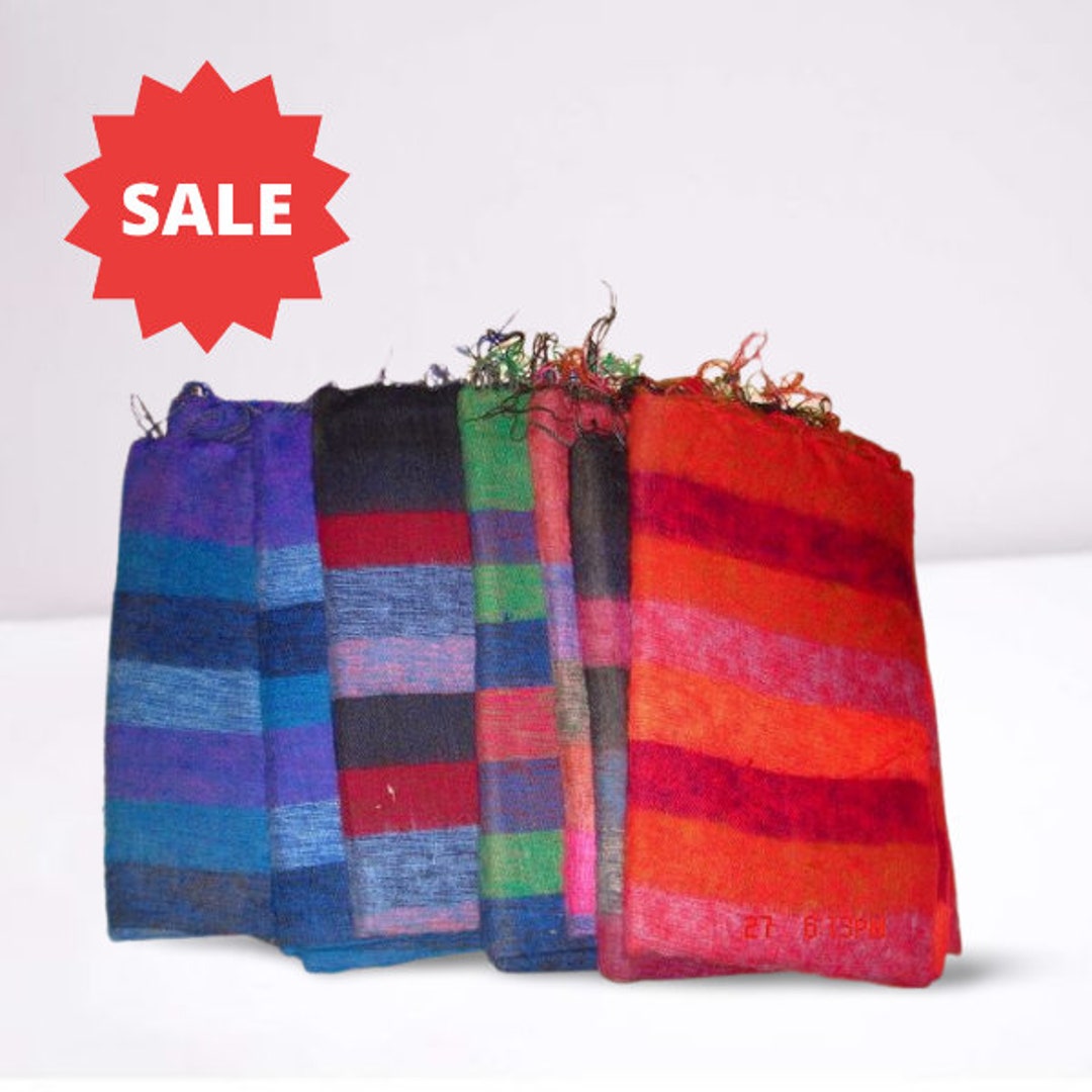 Extra Soft Yak Wool Shawl Made in Nepal Size 36 X 80 - Etsy