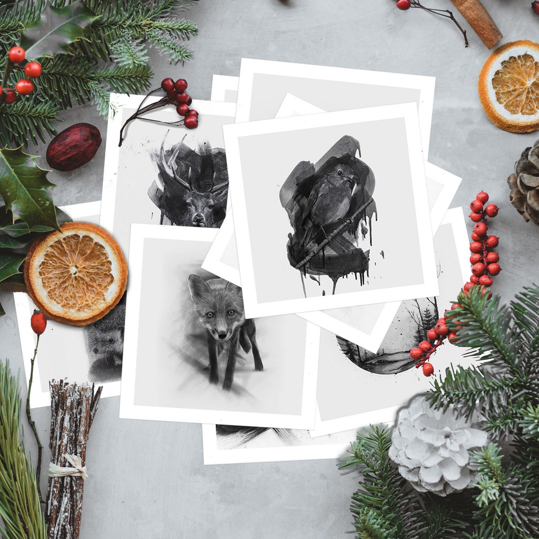 Seasonal Greeting Cards Bundle Greeting Cards Christmas - Etsy