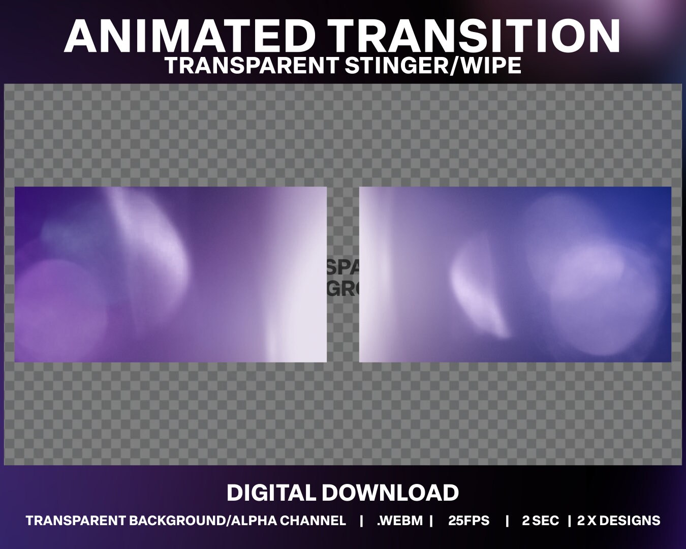 Purple Light Leaks Animated Transition Flash Flare Wipe Beautiful Bokeh ...