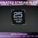 Animated CRT Gifted Sub Alerts: Retro Stream Decoration (digital ...