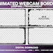 Animated Grunge Webcam Border: Creepy Stream Overlay (digital Download ...