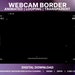 Animated Glitch Webcam Border Overlay: Streaming UI Pack (digital ...