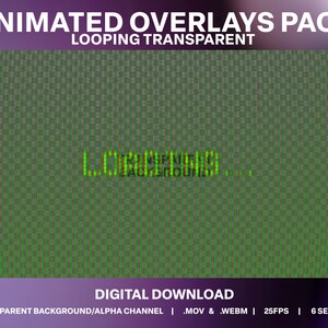 Animated CRT Error Overlay: Retro VCR Twitch Stream (digital Download ...