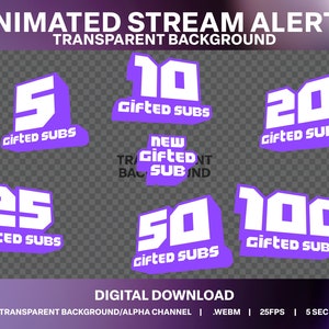 Retro Gaming Animated Twitch Sub Alerts: 8-bit Pixel Overlay (digital ...