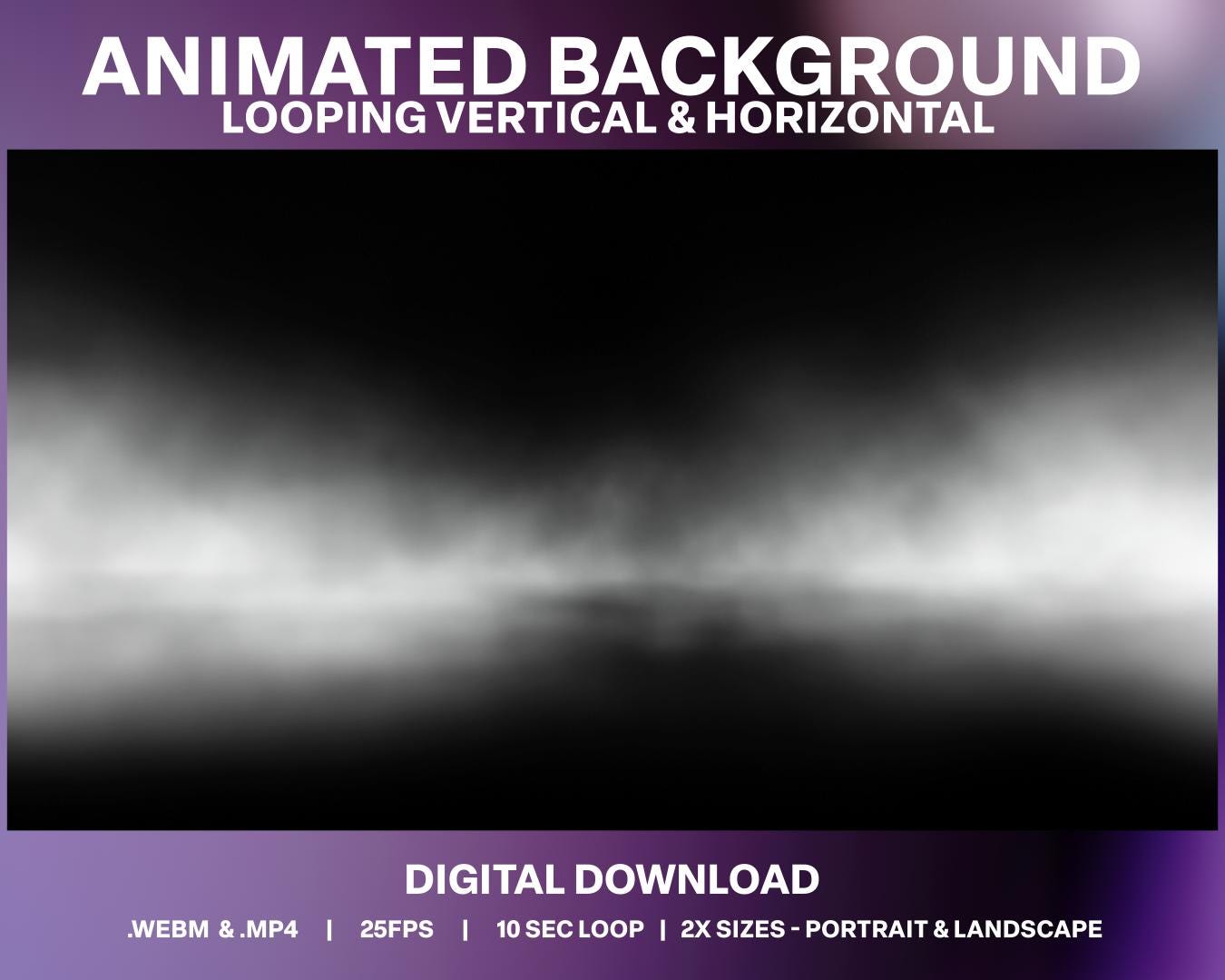 Animated Creepy Fog Background: Horror Stream Decoration (digital ...