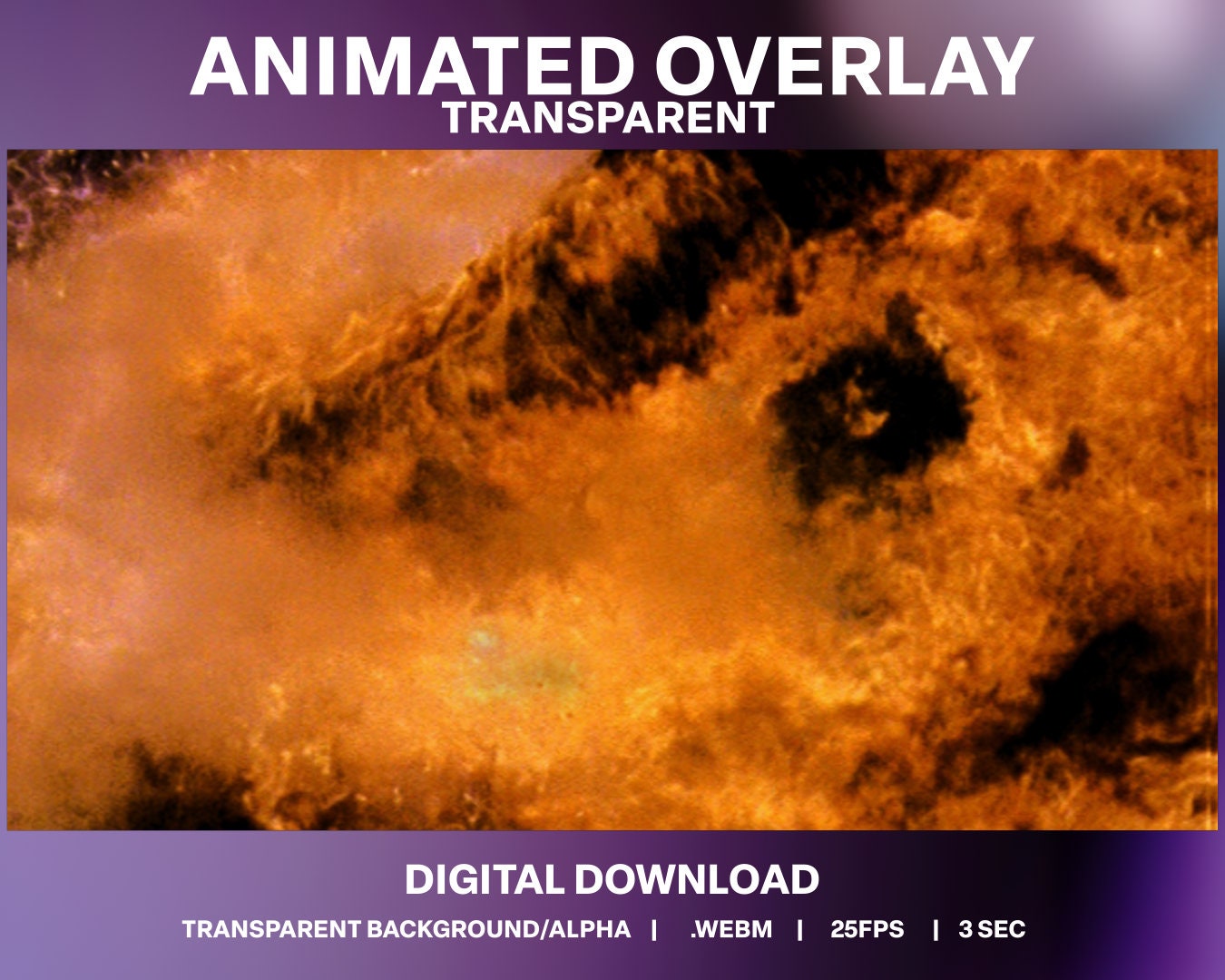 Fire Ball Stream Decoration Horror Flame Alert Explosion Stream Overlay ...