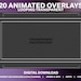 Animated Webcam Border Overlay: Vintage Camera Stream Decoration ...