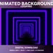 4x Animated Neon Loops | DJ Streamer Backgrounds | Streaming Virtual ...