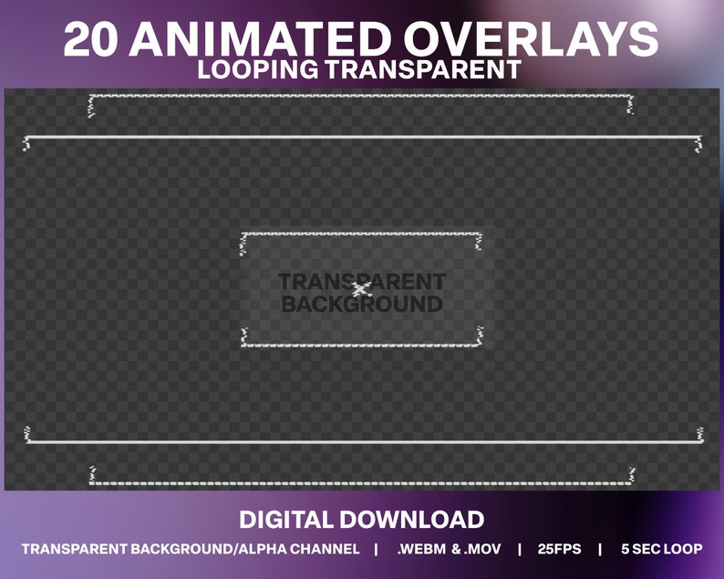 Target HUD Animated Transparent Overlay Pack Camera Stream Decoration ...