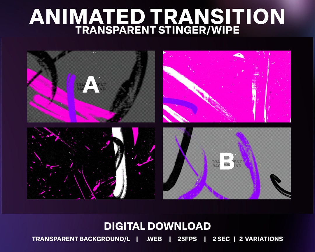 Film Distortion Animated Stream Transition Old 8mm Noise Wipe Grunge ...