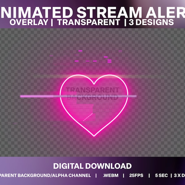 Animated Heart Overlays - Etsy