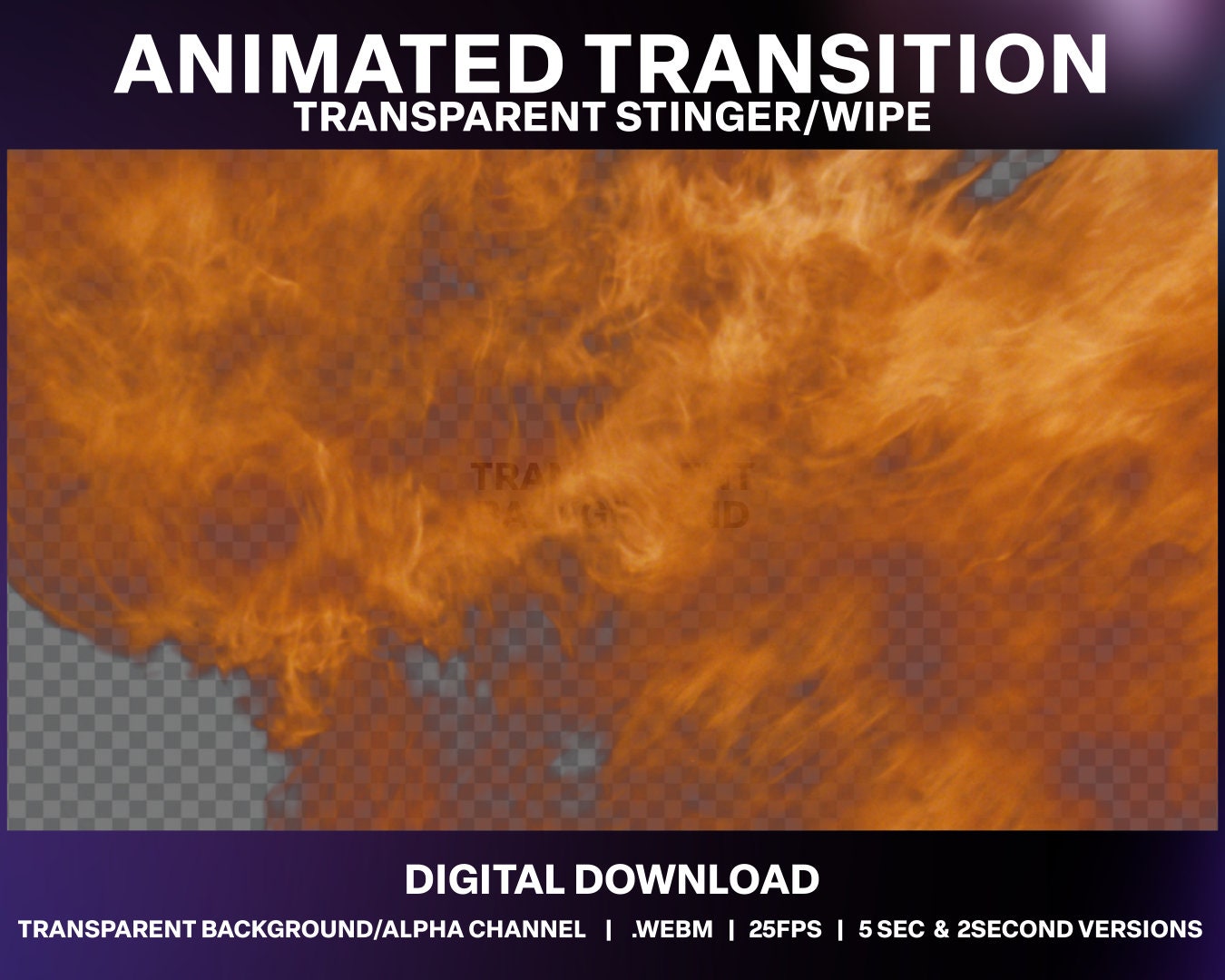 Explosion Stream Transition Horror Flame Stinger Fire Ball Stream Wipe ...