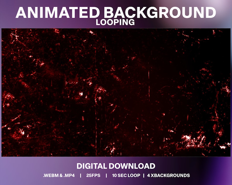 Creepy Grunge Animated Background Pack Horror Stream Decoration Scary ...