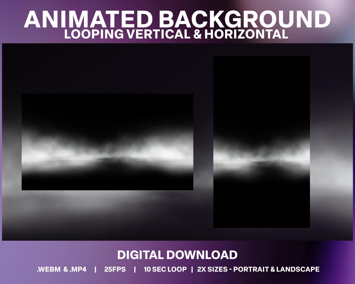 Animated Creepy Fog Background: Horror Stream Decoration (digital ...