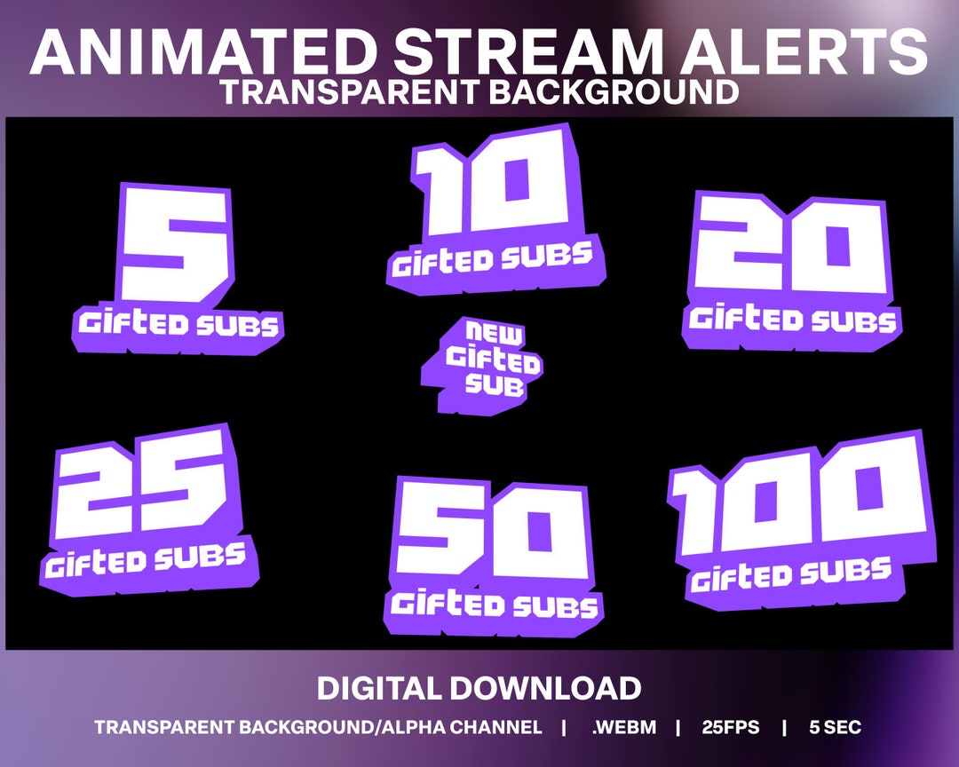 Retro Gaming Animated Twitch Sub Alerts: 8-bit Pixel Overlay (digital ...
