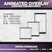 Animated 8mm Film Frame Overlay: Vintage Video Effect (digital Download ...
