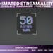 Animated CRT Gifted Sub Alerts: Retro Stream Decoration (digital ...