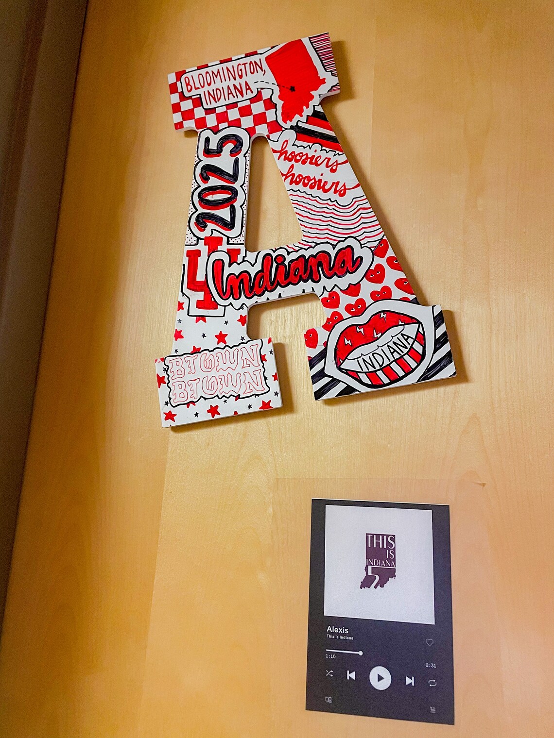 Custom College Dorm Decor Letters - Etsy