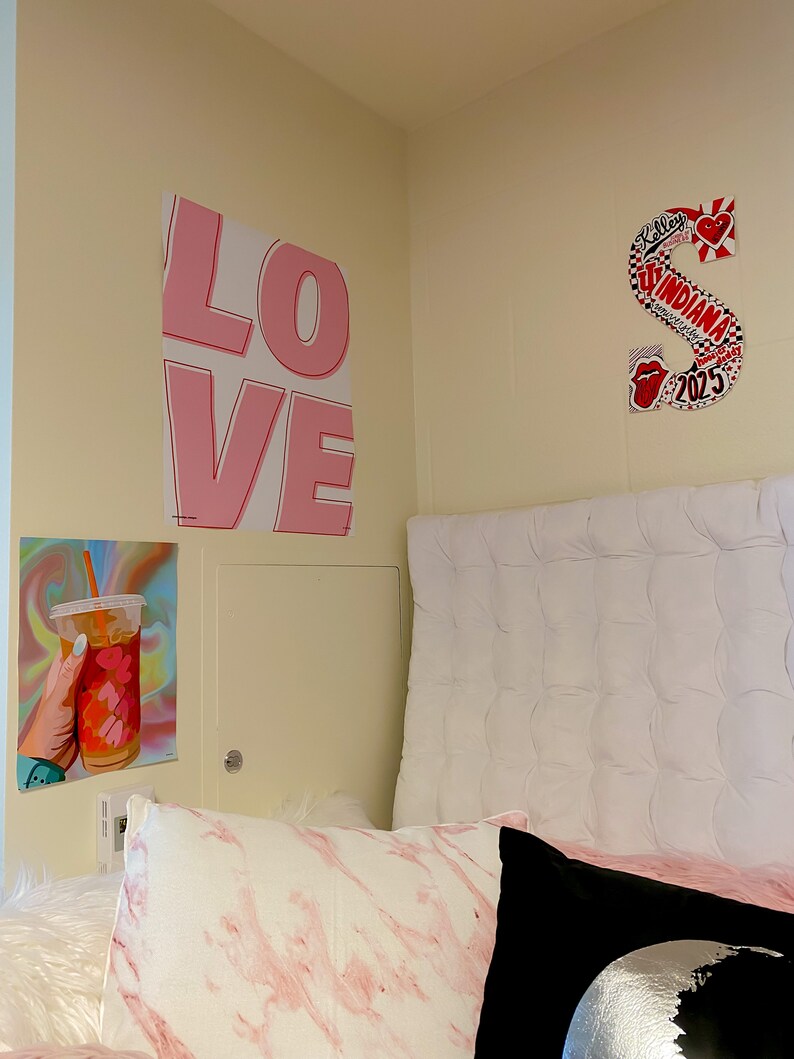 Custom College Dorm Decor Letters - Etsy