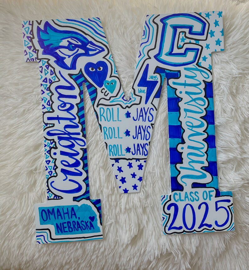 Custom College Dorm Decor Letters - Etsy