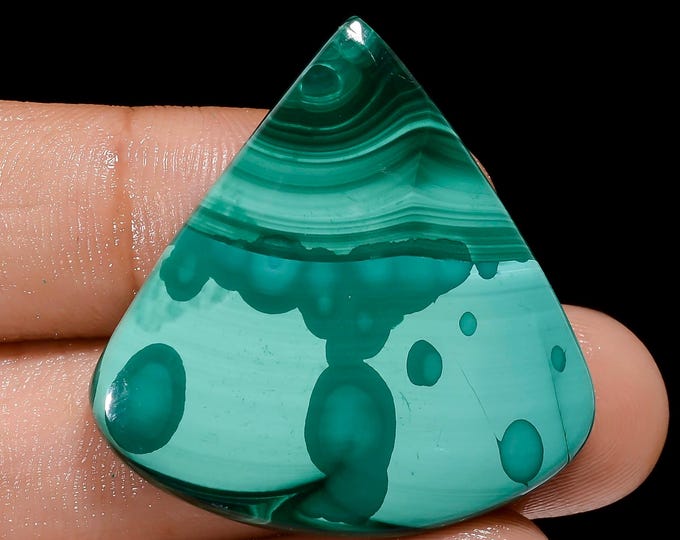 Natural Malachite Crystal Drop Shape Green Malachite Stone Malachite ...