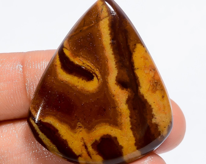 Natural Outback Jasper Cabochon Brown Designed Outback Jasper 38X32X4 ...