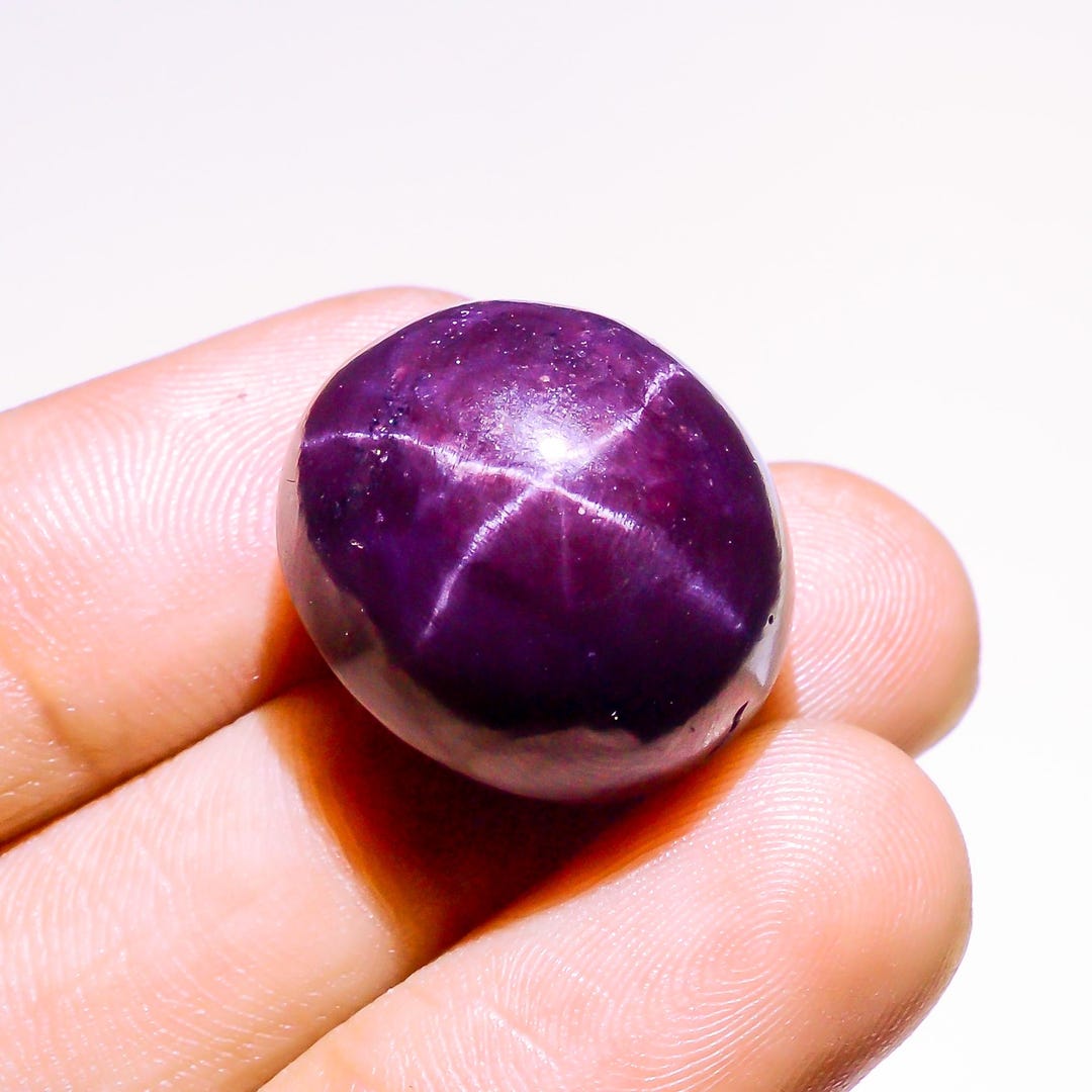 4 Rays Star Garnet Stone Star Garnet for Ring 19X17X14 Mm Size Oval Shape Star Garnet Crystal - Etsy
