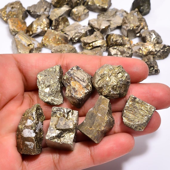 Natural Pyrite Rough Raw Pyrite Loose Gemstone Healing - Etsy
