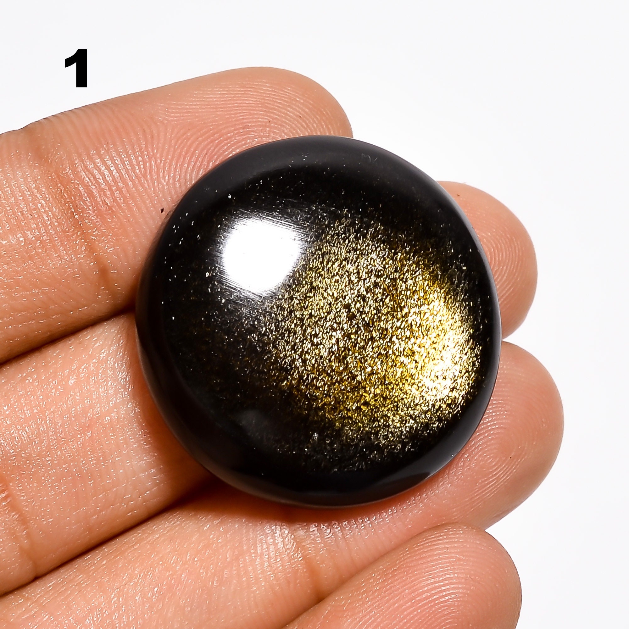 Amazing Golden Sheen Obsidian Loose Gemstone Wire Wrapping - Etsy