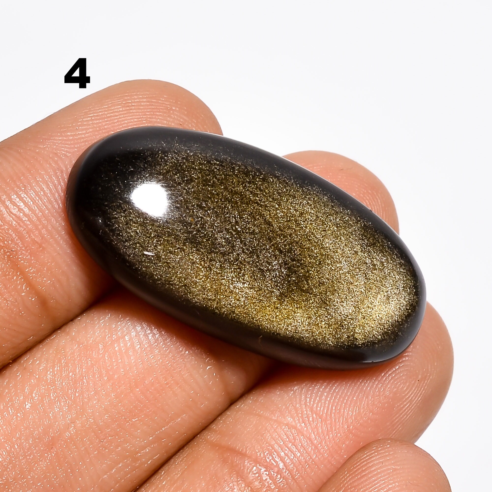 Amazing Golden Sheen Obsidian Loose Gemstone Wire Wrapping - Etsy