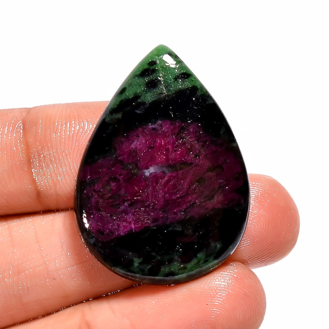 Natural Ruby Zoisite Crystal Pink Ruby Stone 32X24X5 Mm Size Ruby ...