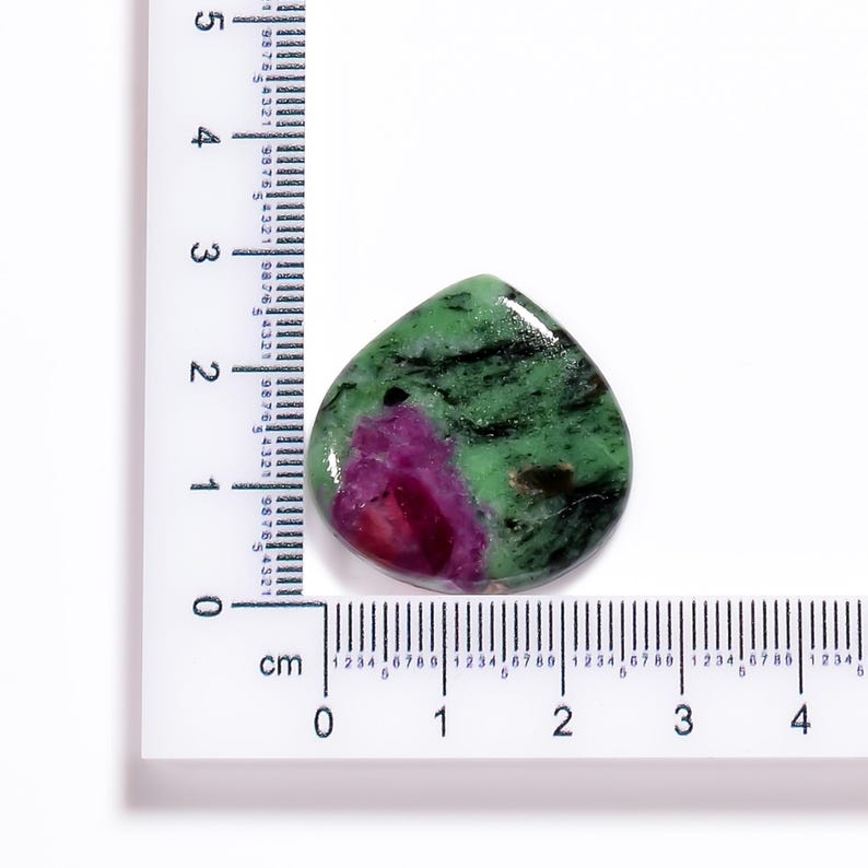 Natural Ruby Zoisite Crystal Pink Ruby Stone 27X27X5 Mm Size Ruby ...
