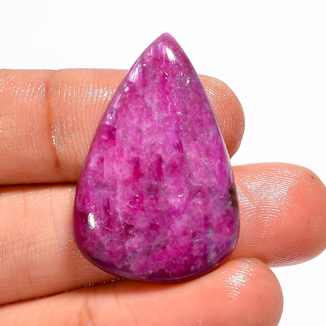 Natural Ruby Zoisite Crystal Pink Ruby Stone 32X21X5 Mm Size Ruby ...