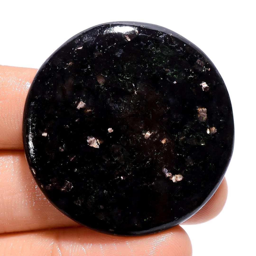 Natural Nuummite Crystal With Color Flashes, Genuine Top Quality Golden ...
