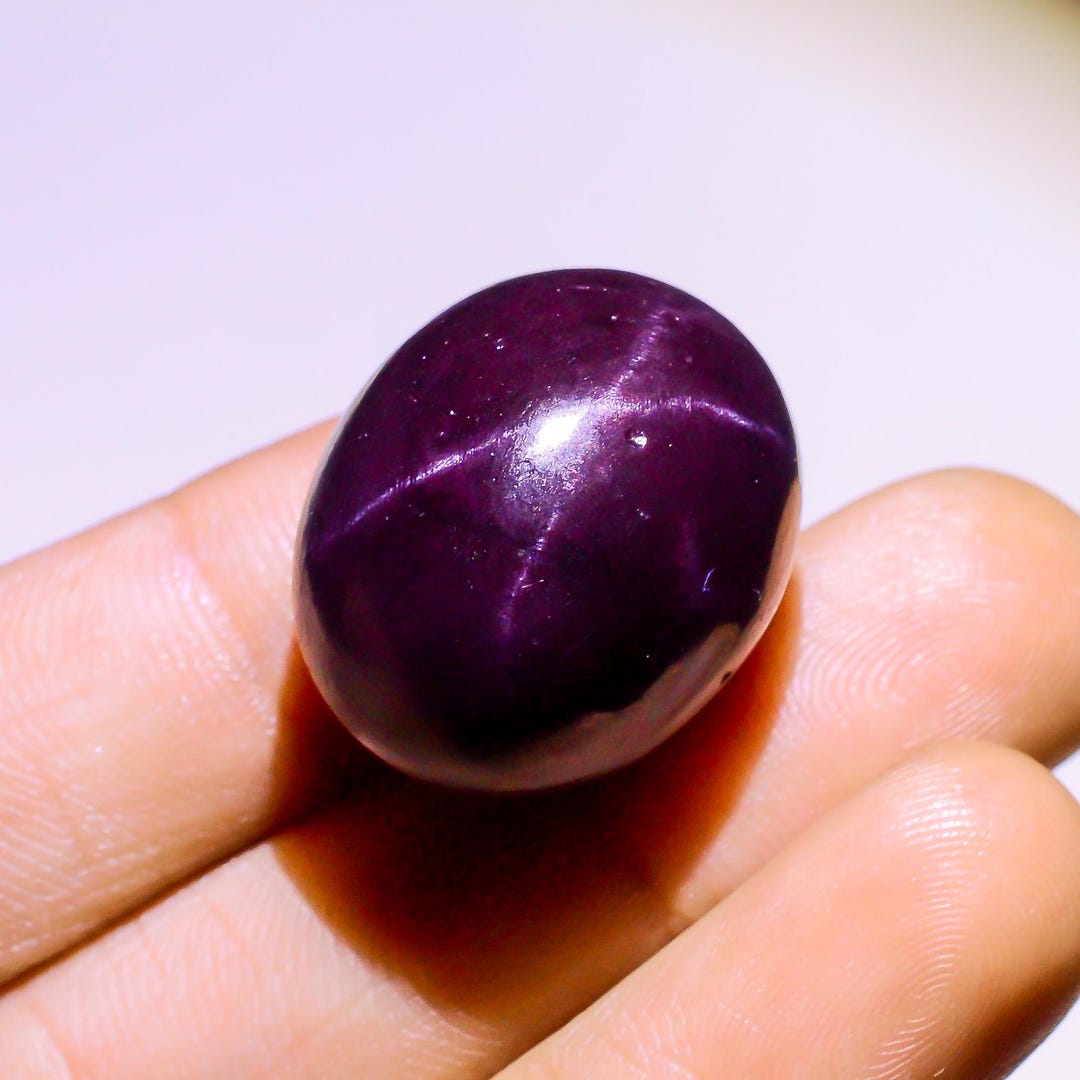 4 Rays Star Garnet Stone Star Garnet for Ring 22X18X16 Mm Size Oval Shape Star Garnet Crystal - Etsy