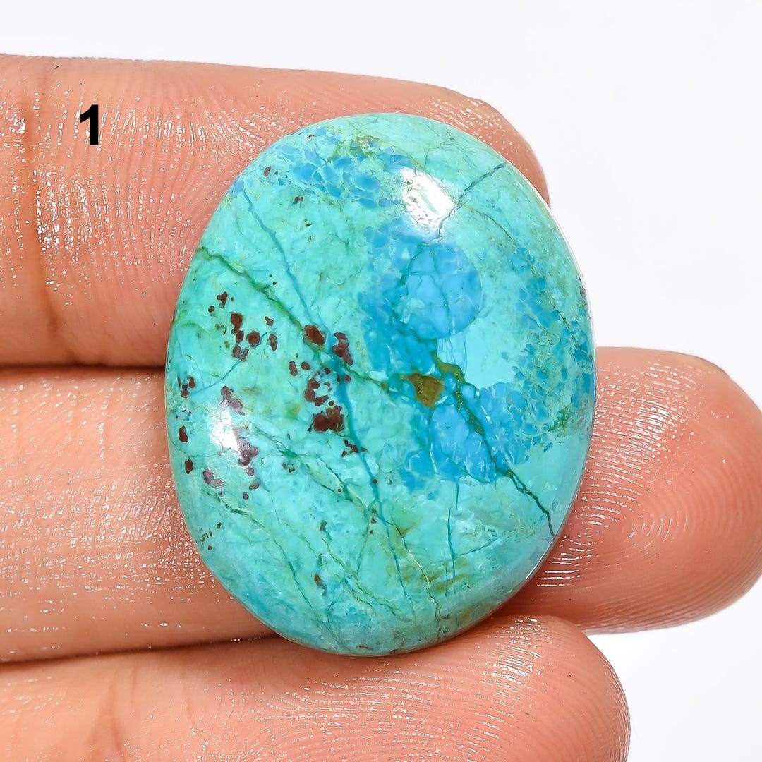 Natural Chrysocolla Cabochon Beautiful Chrysocolla Gemstone Jewelry ...