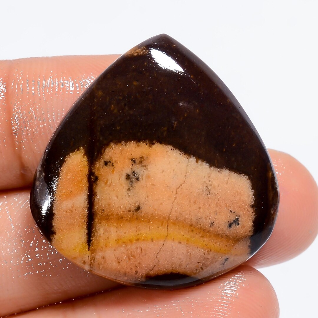 Natural Outback Jasper Cabochon Brown Designed Outback Jasper 28X27X5 ...