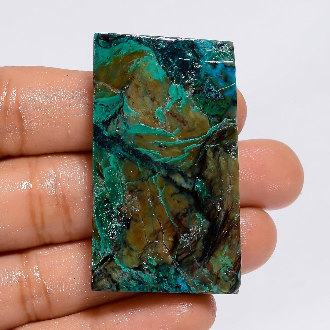 Natural Azurite Polished Raw Slice Raw Palm Azurite Slab Azurite Rough ...