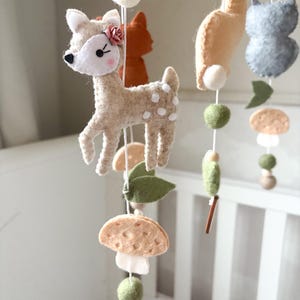 Woodland Cot Mobile | Woodland Nursery | Nursery Accessory | Cot Mobile ...