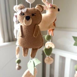 Woodland Cot Mobile | Woodland Nursery | Nursery Accessory | Cot Mobile ...