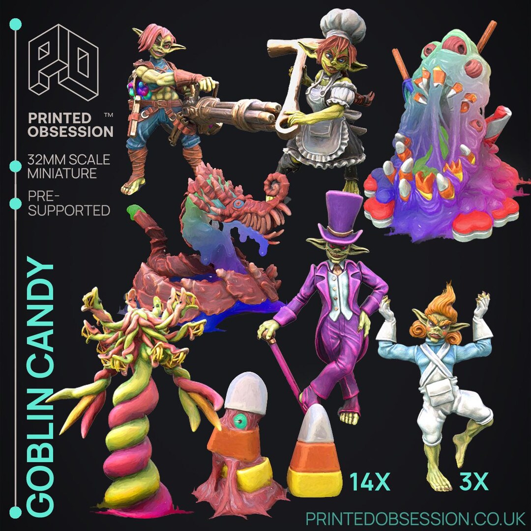 Goblin Candy Makers by Printed Obsession - Etsy