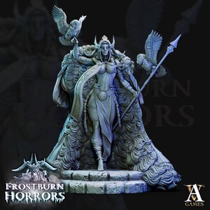 Frost Giant - Queen | Frostburn Horrors | Unpainted Resin Miniature for ...