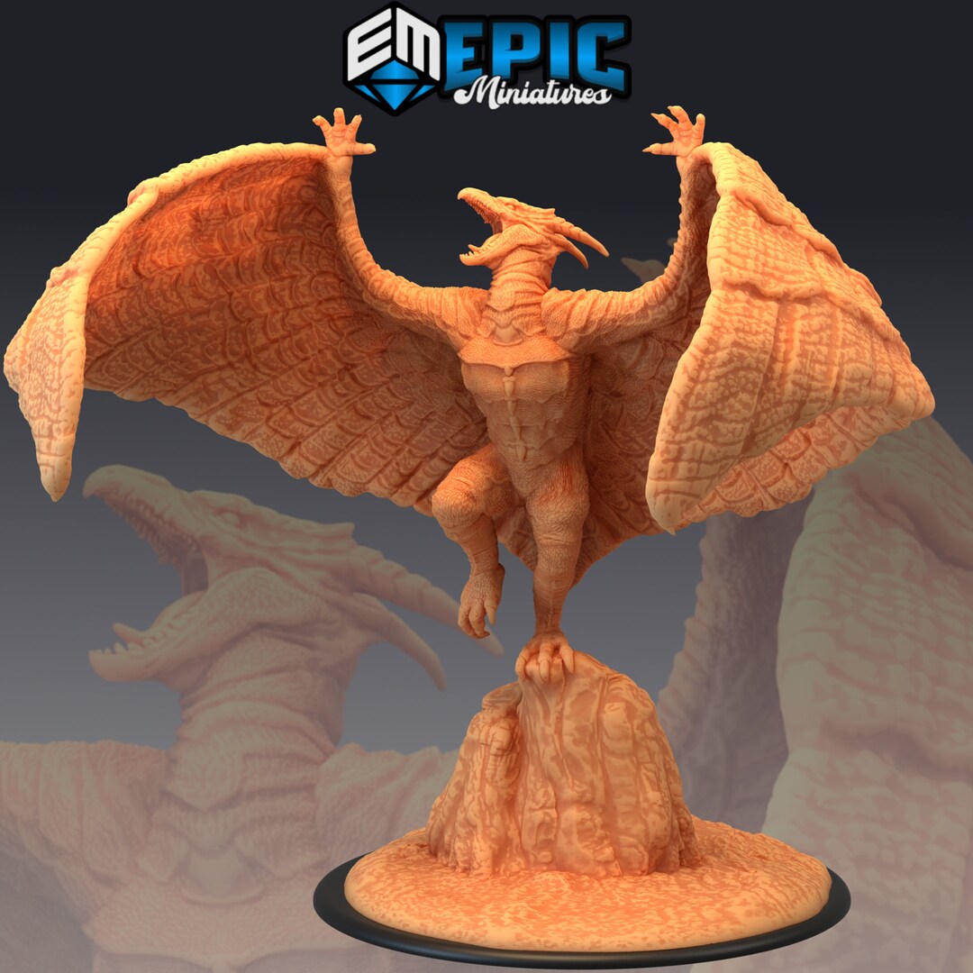 Raptor Infernum by Epic Miniatures - Inferno Island - Etsy