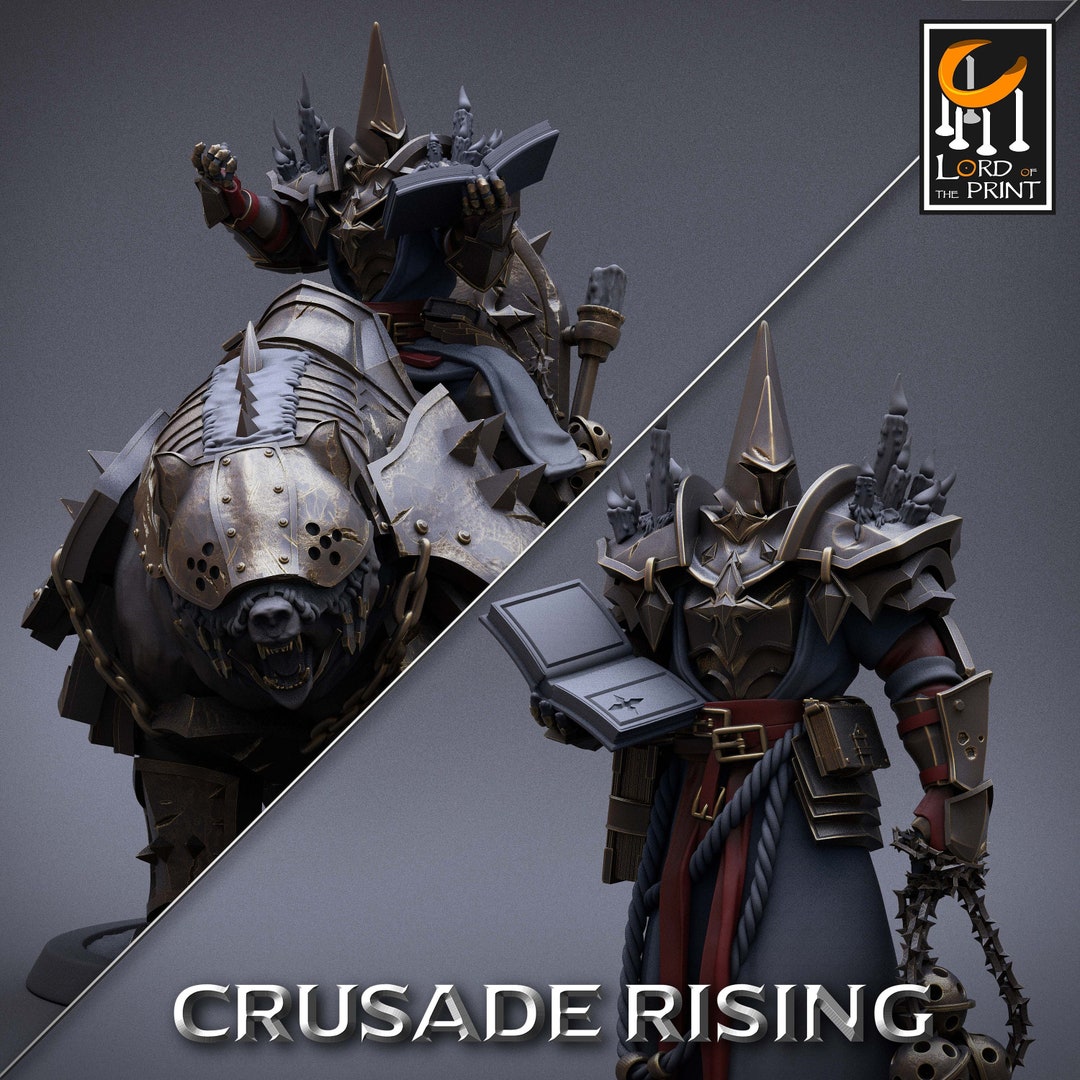 Templar Priest by Lord of the Print Crusade Rising - Etsy