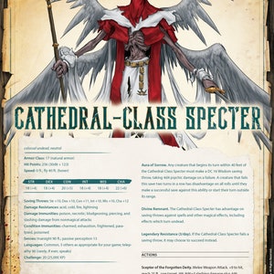 Cathedral-class Spectre by Witchsong Miniatures - Etsy