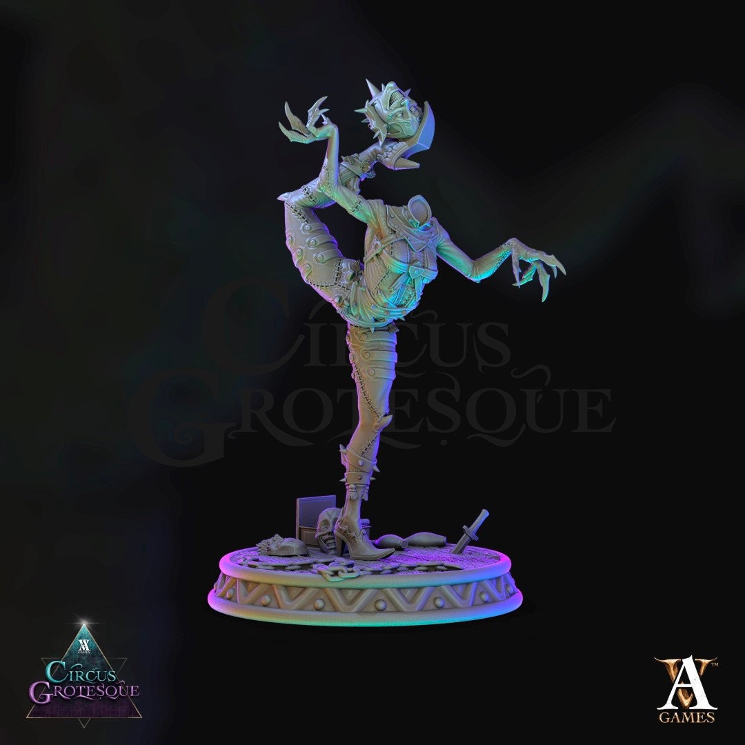 Circus Acrobats | Circus Grotesque | Unpainted Resin Miniature for Dnd ...