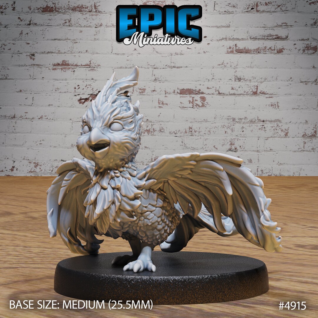 Phoenix Hatchling by Epic Miniatures | Legends of the East - Etsy