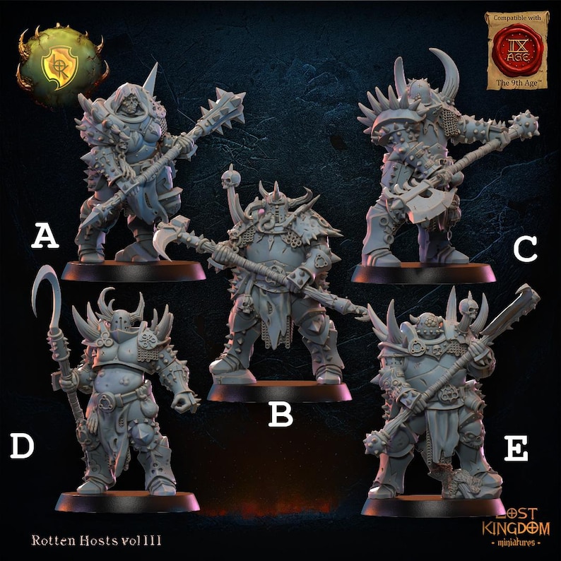 Rotten Host Vol 3 by the Lost Kingdom Miniatures | Unpainted Resin ...