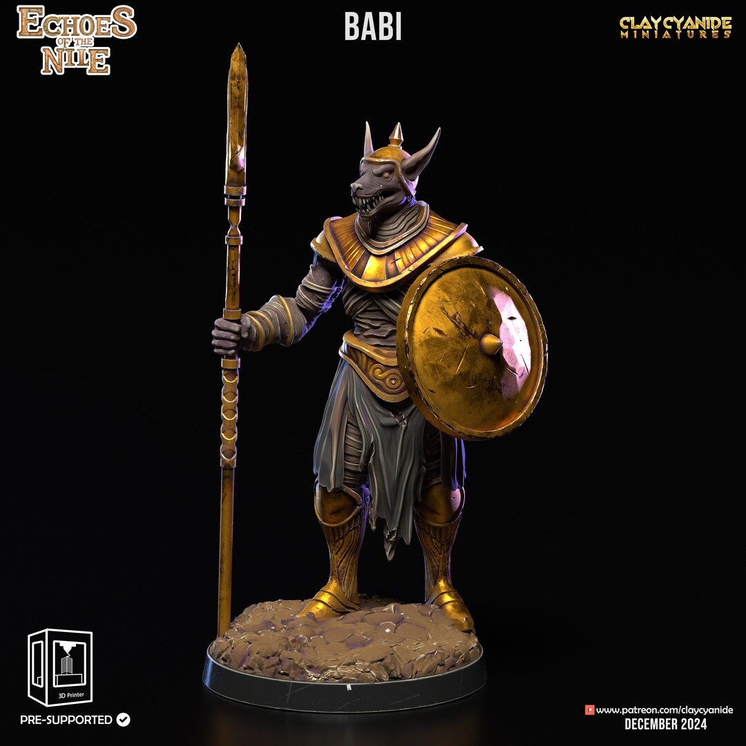 Echoes of the Nile by Clay Cyanide Miniatures - Etsy