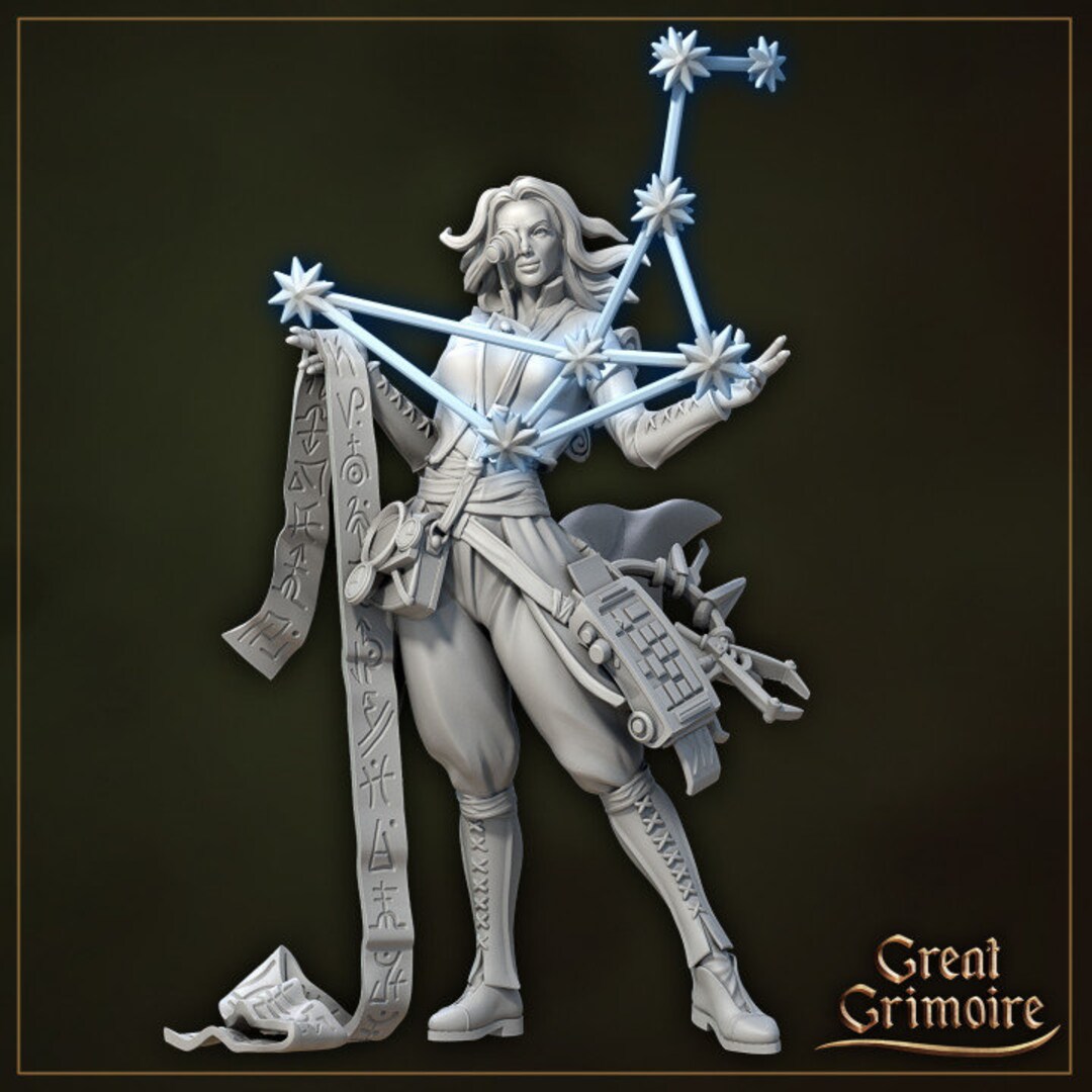 Chronicler of the Universe | Unpainted Resin Miniature for Dnd RPG ...
